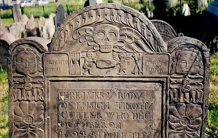 Charlestown MA Phipps St Ens Timothy Cutler 1694